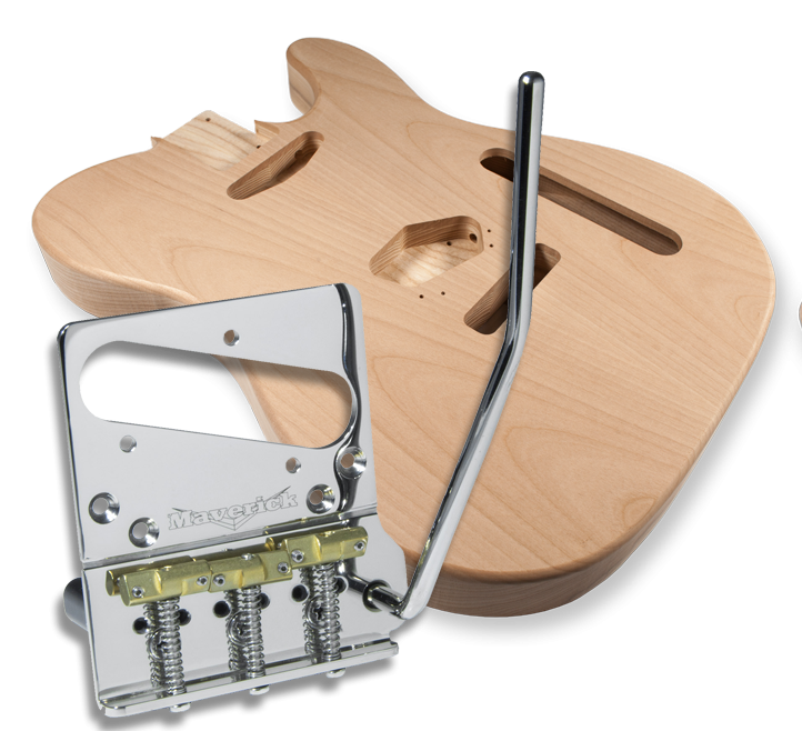 Telecaster Bridge with Tremolo for T-Style Guitars - SuperVee