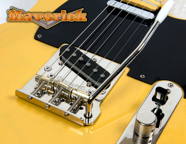 Maverick Compensated Telecaster Bridge Saddle | SuperVee