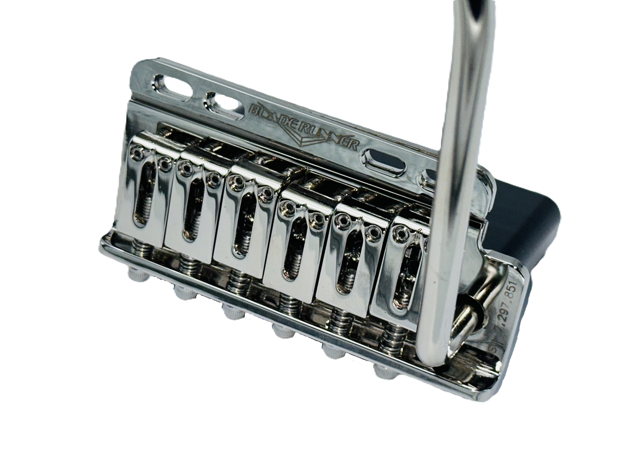 Custom Guitar Bridge: Chrome Finish – SuperVee